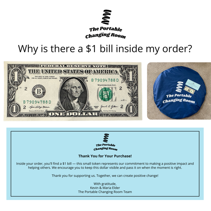 The Portable Changing Room - Blue